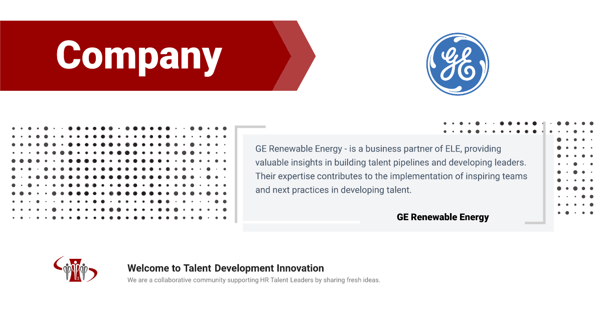 Company: GE Renewable Energy | ELE Group