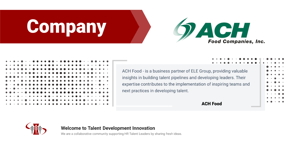 Company: ACH Food | ELE Group