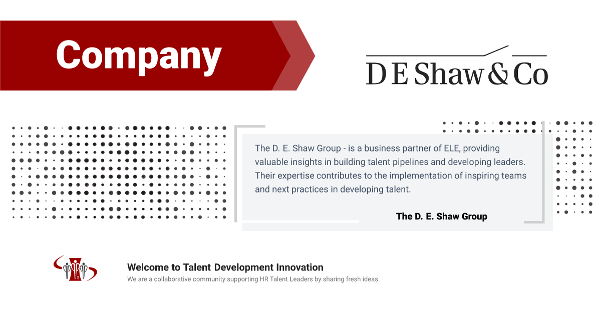 Company: The D. E. Shaw Group | ELE